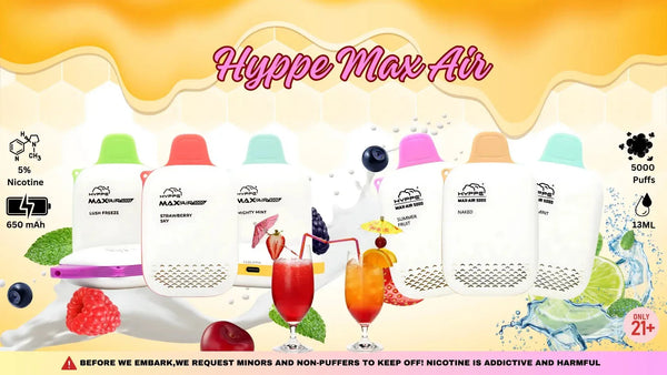 A Complete Guide to Vaping with Hyppe Max Air