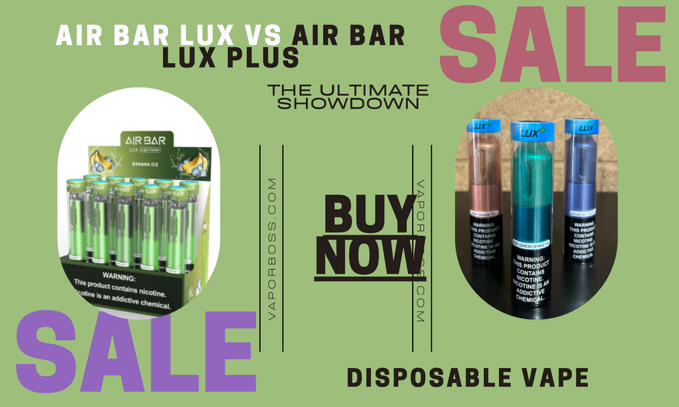 Air Bar Lux and Air Bar Lux Plus: The Perfect Disposable Vape Devices