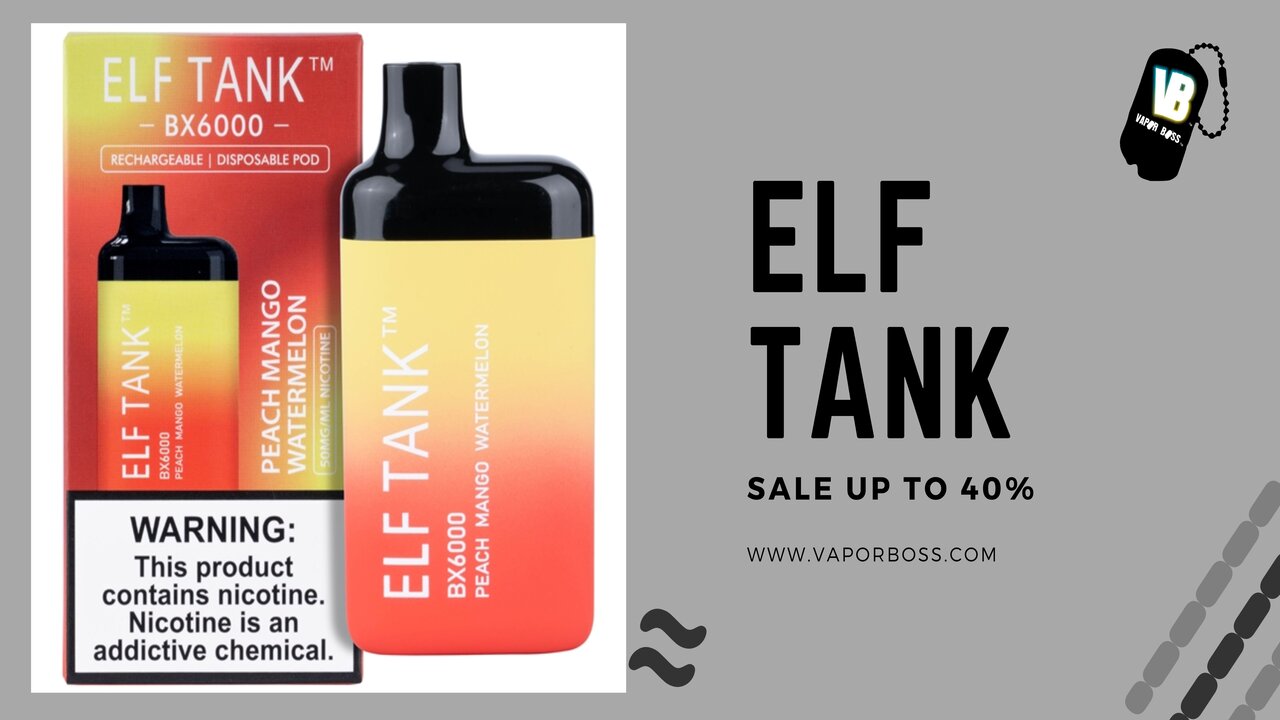 Elf Tank BX6000: Unveiling a World of Flavorful Vaping Delight at $14.