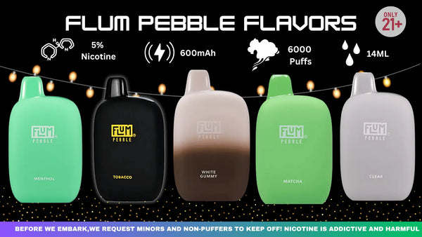 Flum Pebble Flavors for Beginners | Start Your Vape Journey