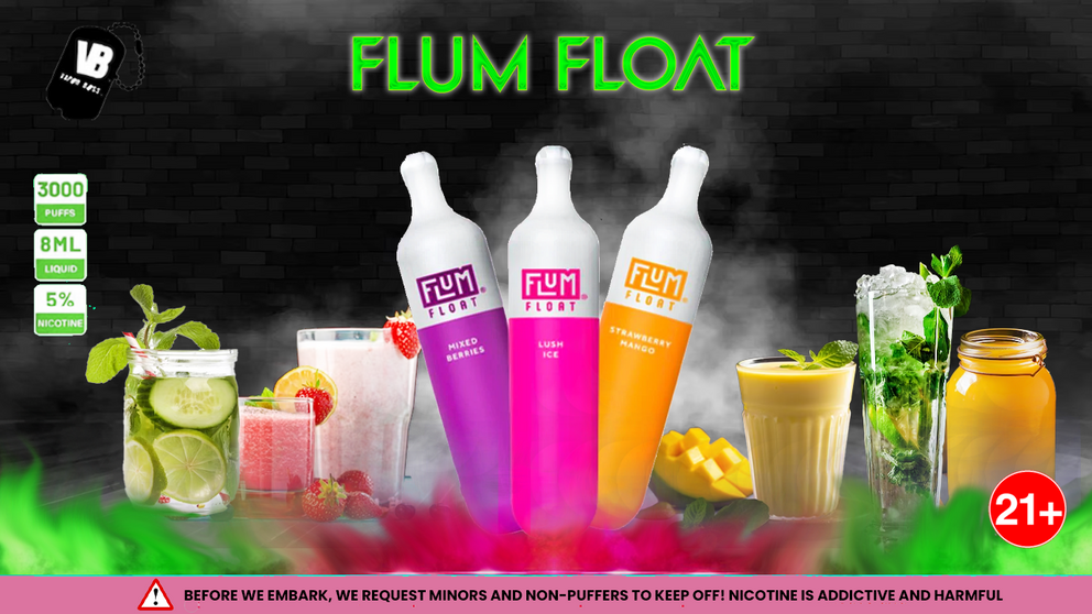 Flum Floats - 3000 Quick Fruit Puffs For Sweet Tooth Lovers