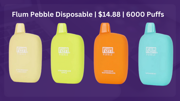 Flum Pebble | A Budget-Friendly Vaping Option with 6000 Puffs
