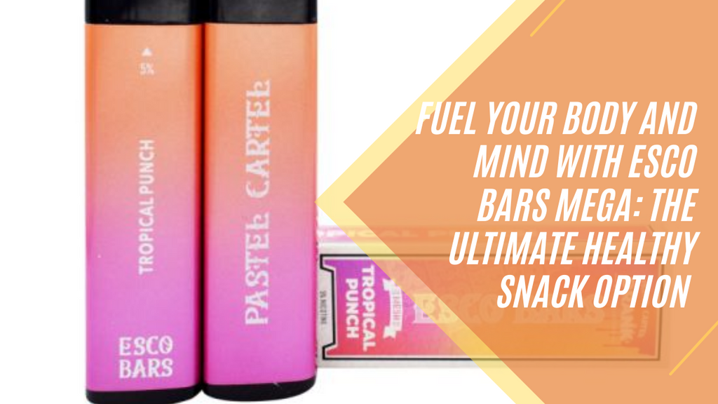 Fuel Your Body and Mind with Esco Bars Mega: The Ultimate Healthy Snac