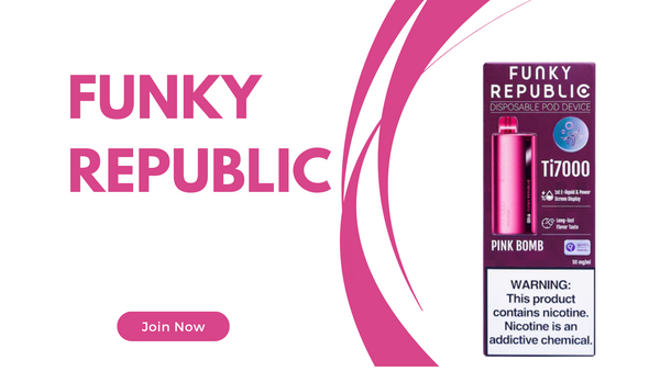 Funky Republic: Your Vaping Companion Exclusively at Vapor Boss!