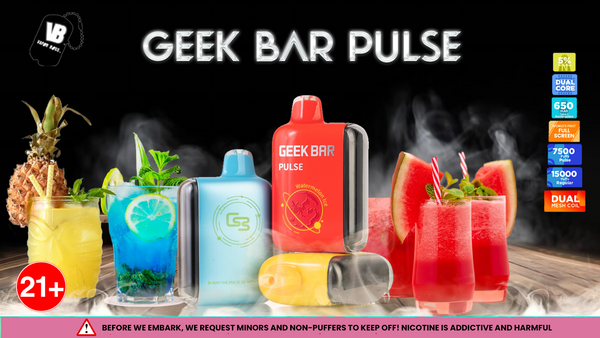 Geek Bar Pulse Vape Review - Super Portable with 15000 Puff Count