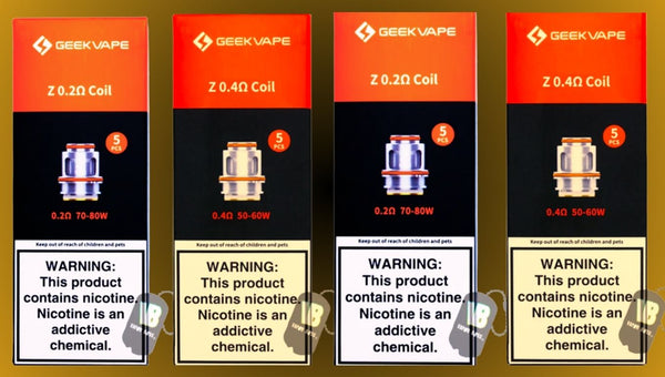Unleash the Power of Vaping with Geek Vape Z Series Coils