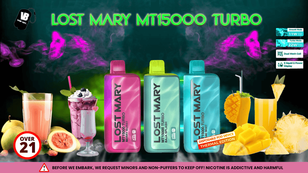 Revolutionizing Disposable Vaping: Lost Mary MT15000 Turbo
