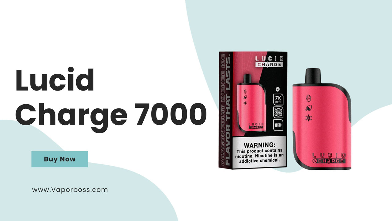 Lucid Charge 7000 Puffs: A Portable and Flavorful Disposable Vape Expe