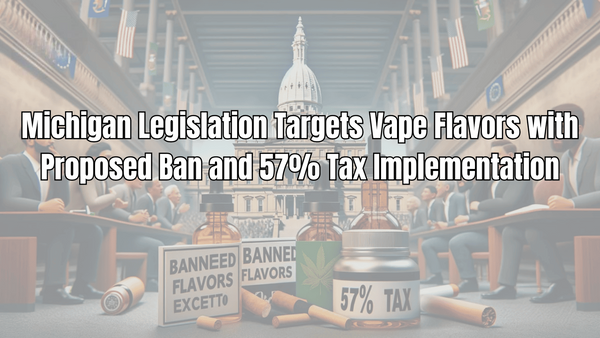 Michigan Vapes: Flavored Ban & 57% Tax Hike
