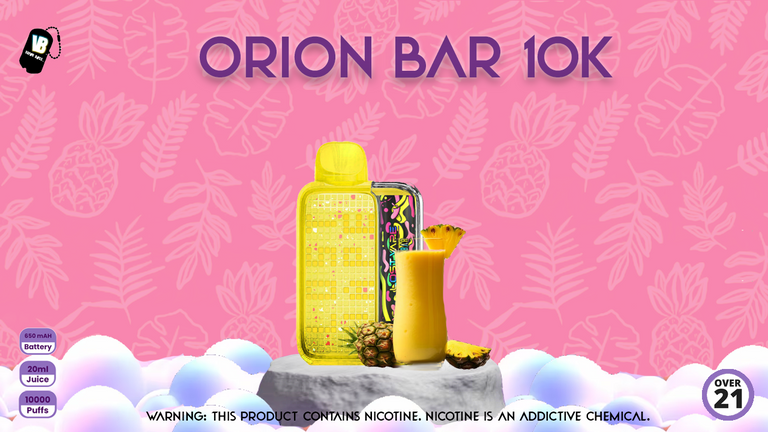 Level Up Your Vaping Style With Orion Bar 10k Disposable Vape