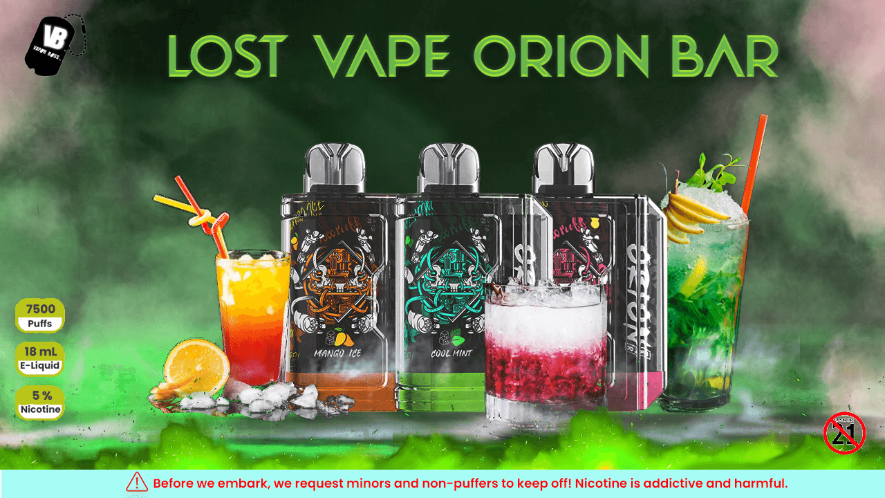 Orion Bar: Stylish, Long-Lasting, & Flavorful Delight - 2024 Review