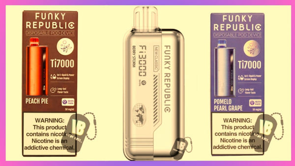 Collection of Funky Republic Disposable Vape
