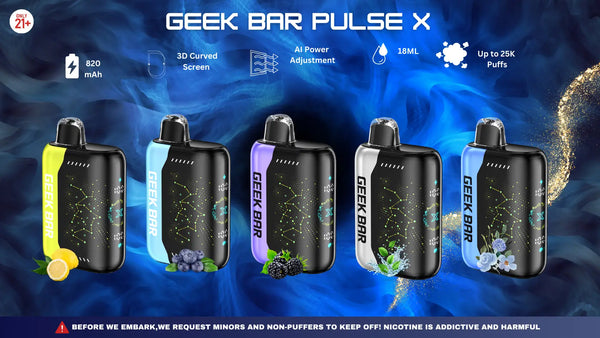 Geek Bar Pulse X: Sweet, Fruity, and Cool Flavors