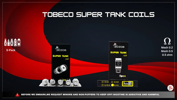 Buy Tobeco Super Tank Coils – Quality Vaping Coils