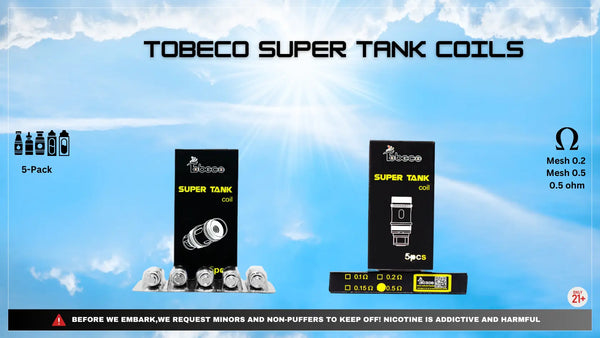 Upgrade Your Vape with Tobeco Super Tank Coils
