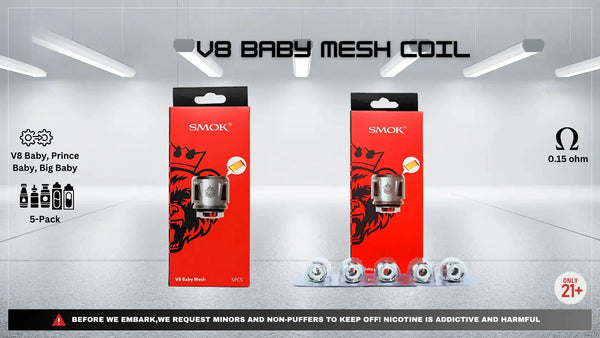 V8 Baby Mesh Coils: Top Performance & Flavor | Twelve Tribes