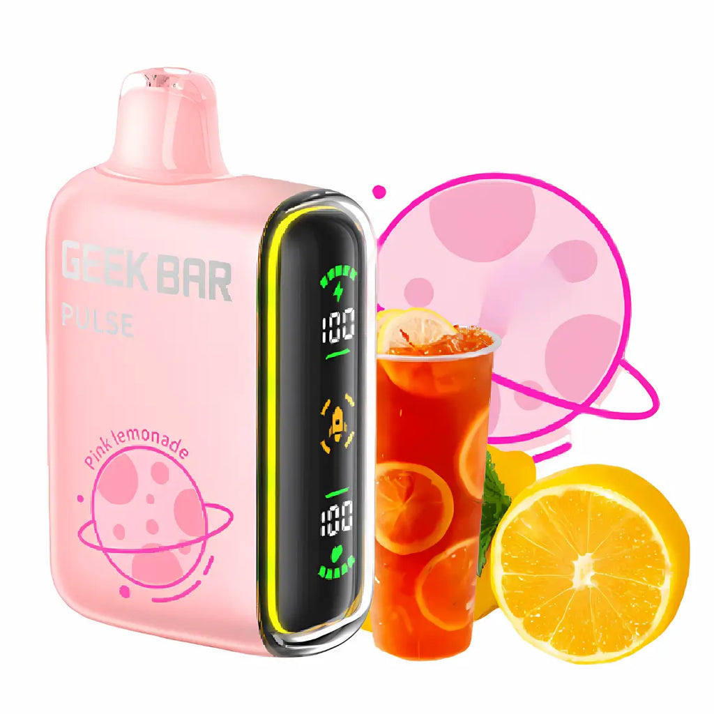 Geek Bar Pulse Pink Lemonade | $12.99 | VAPORBOSS