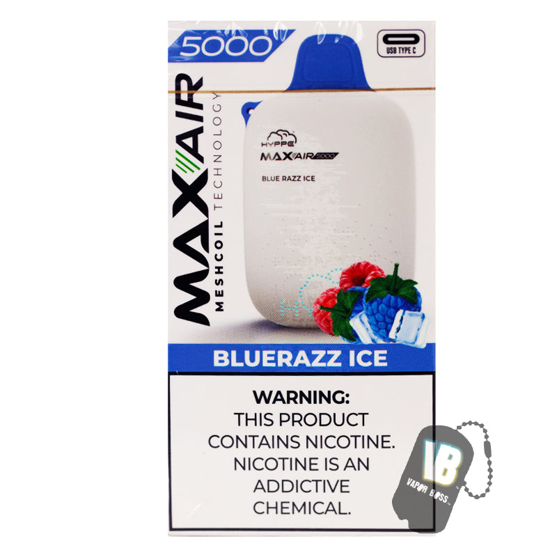 Hyppe Max Air 5000 Puffs | 5% Nicotine | $10.50