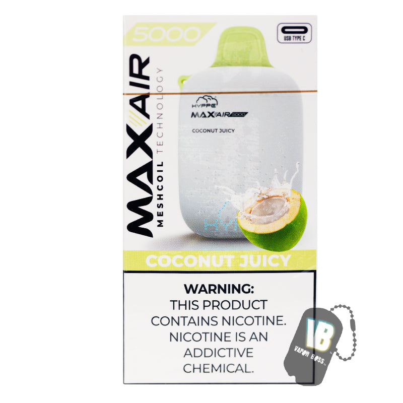 Hyppe Max Air 5000 Puffs | 5% Nicotine | $10.50