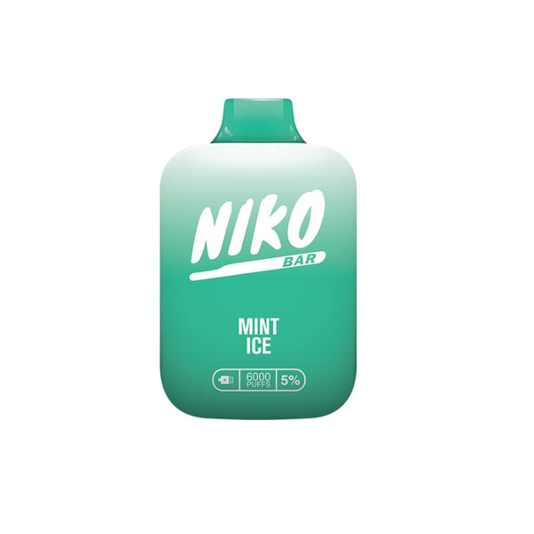 Niko Bar Vape | 6000 Puffs | 5% Nicotine | $12.99