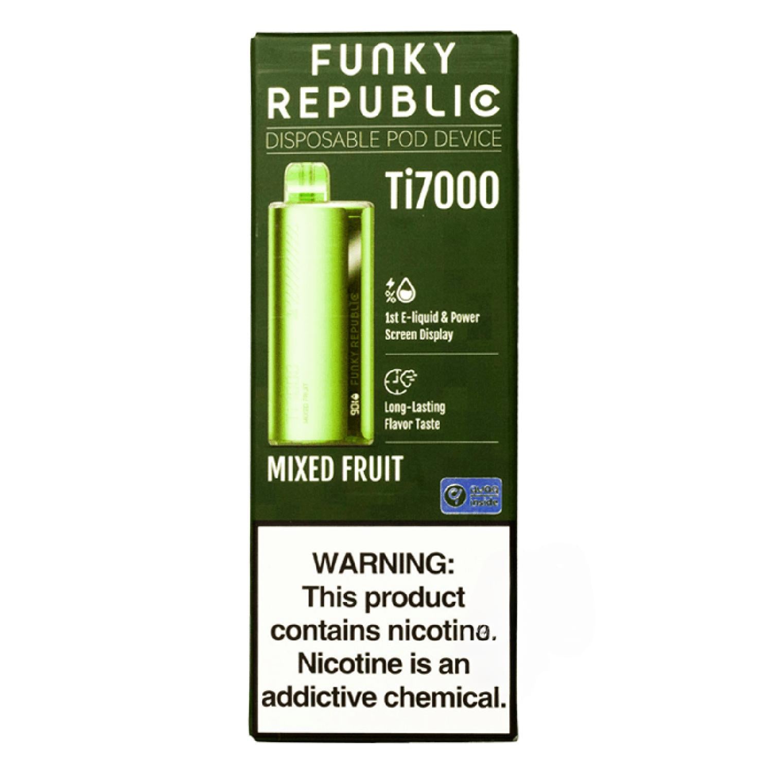 Funky Republic - $11.99 | Ti7000 Disposable Vape