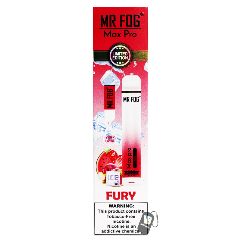 Mr Fog Max Pro 2000 Puffs | 5% Nicotine | $12.88