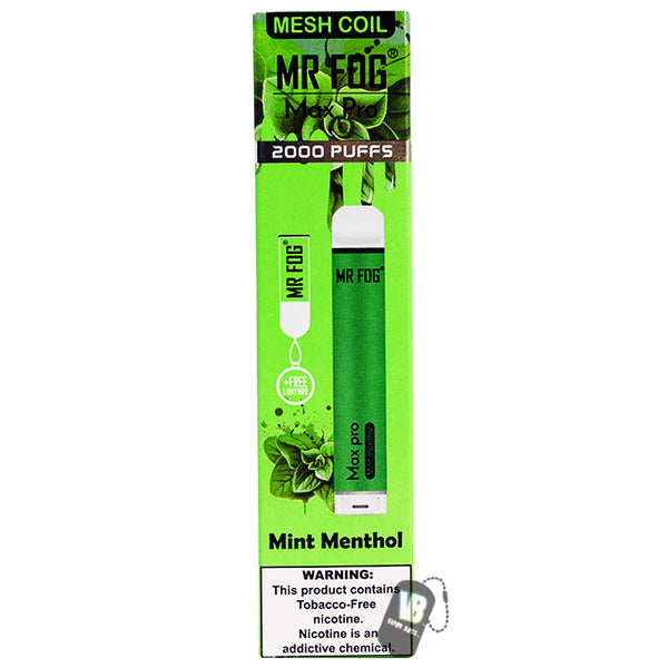 Mr Fog Max Pro 2000 Puffs | 5% Nicotine | $12.88