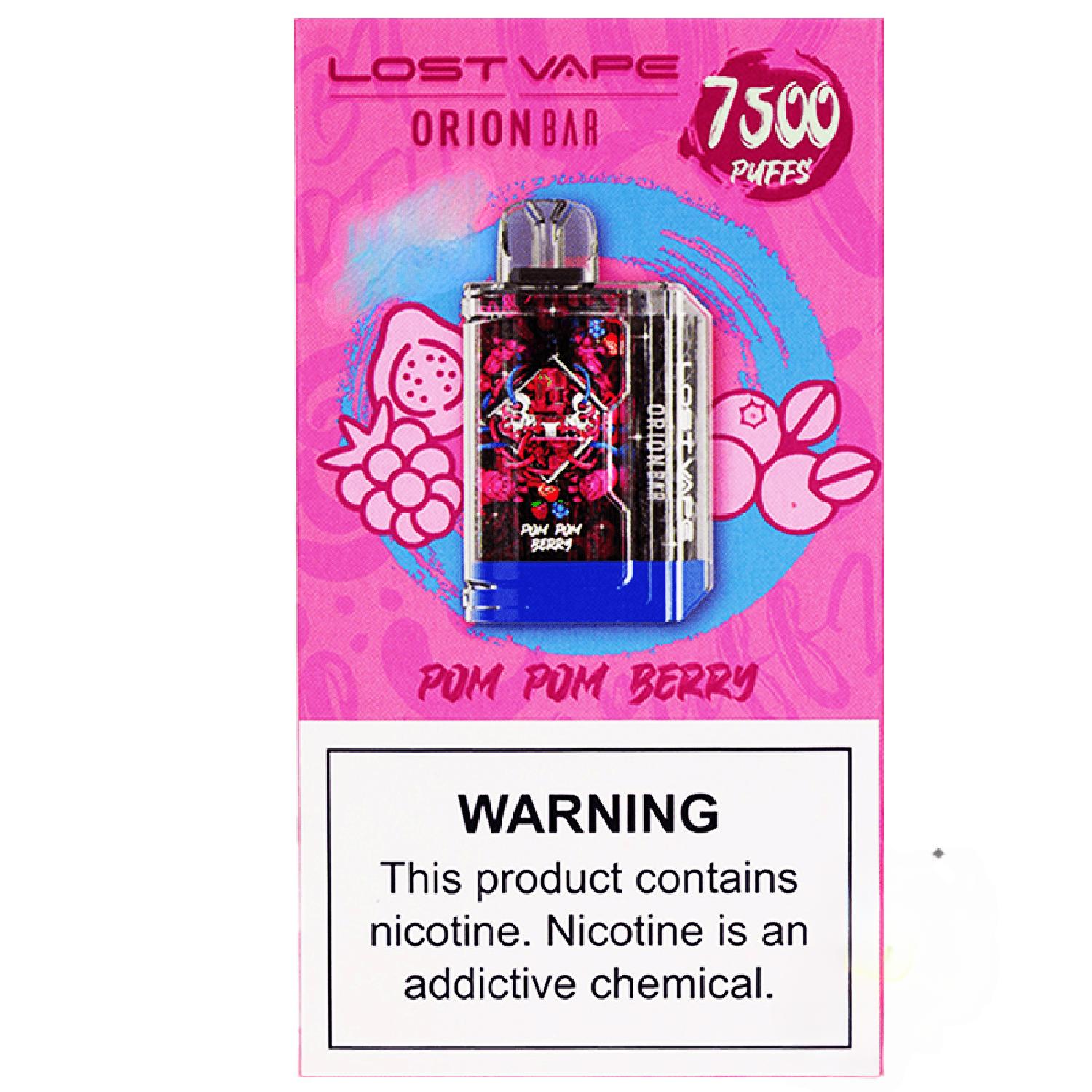 Orion Bar Pom Pom Berry | $10.99 | VAPORBOSS