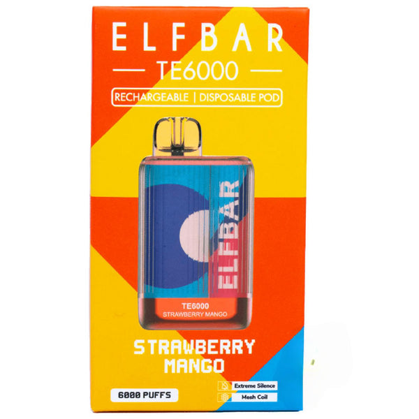 Elf Bar TE6000 Disposable Vape | 6000 Puffs | 14mL | $19.00