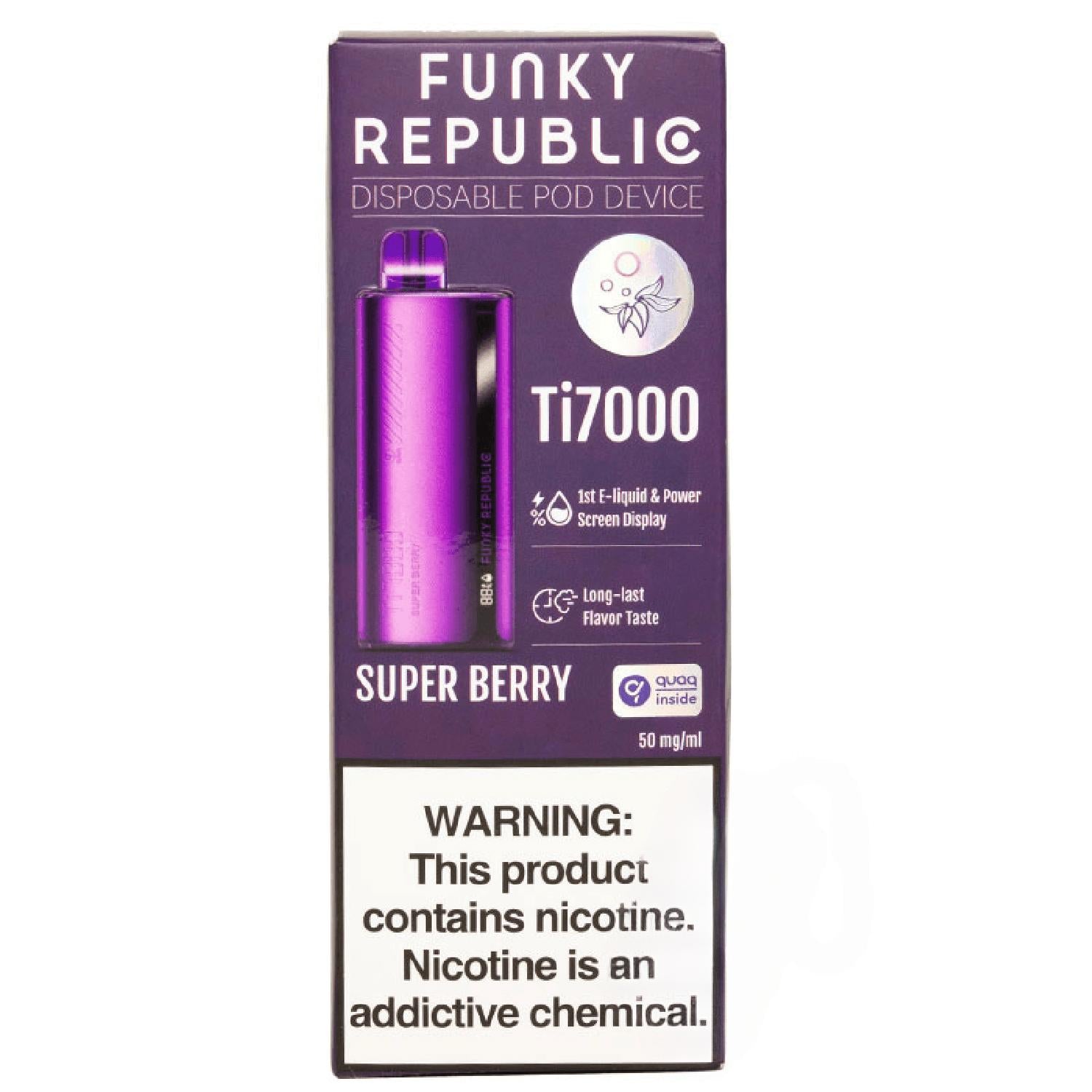Funky Republic - $11.99 | Ti7000 Disposable Vape